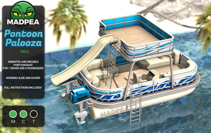 Second Life Marketplace - MadPea Pontoon Palooza